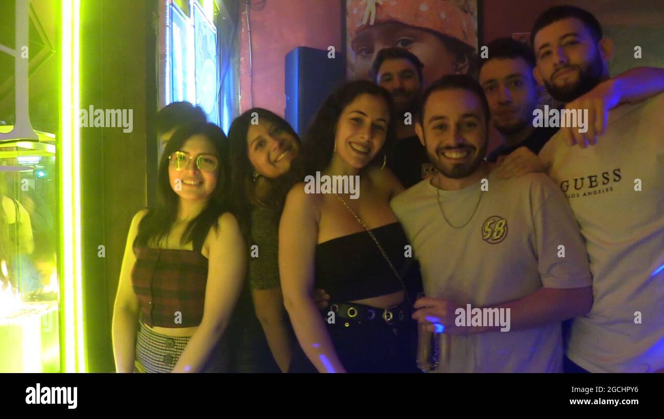 Revellers enjoy themselves at Boteca do Brasil nightclub in Glasgow ...