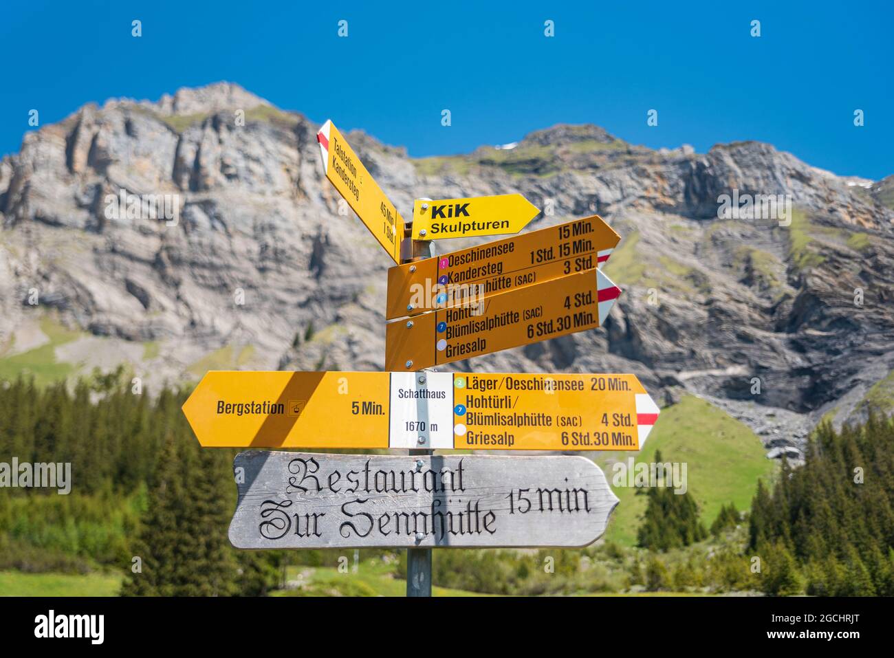 Kandersteg station hi-res stock photography and images - Alamy