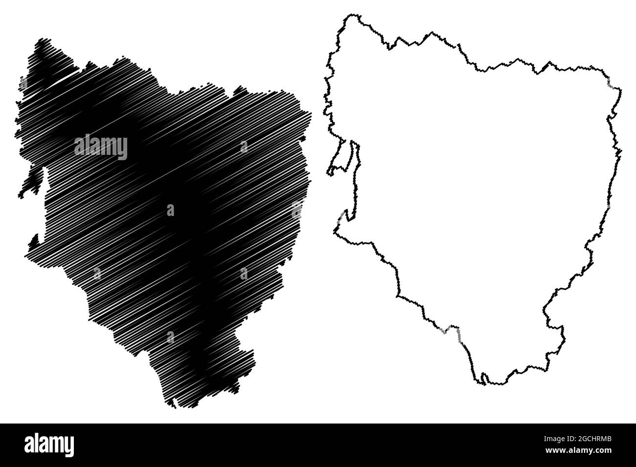 Map of huesca hi-res stock photography and images - Alamy