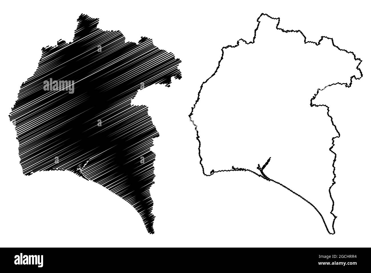 Province of Huelva (Kingdom of Spain, Autonomous community of Andalusia ...