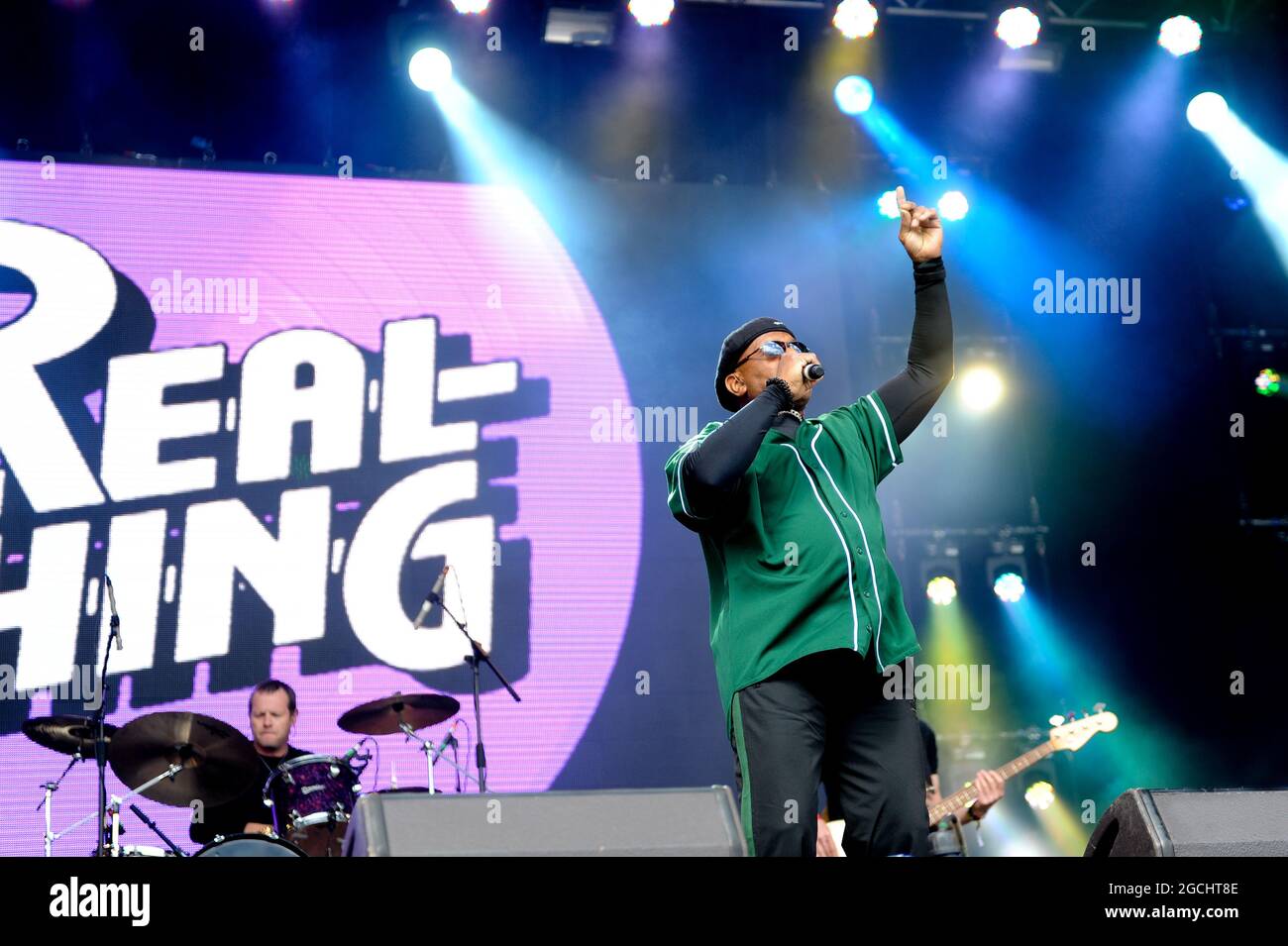 The Real Thing performing at Lets Rock Leeds , Leeds Stock Photo - Alamy
