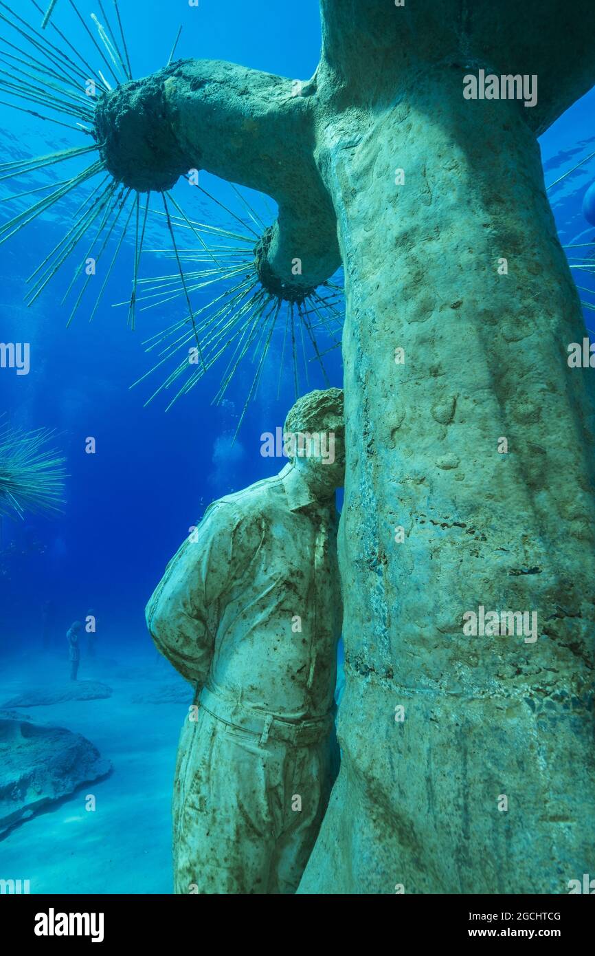 Museum of Underwater Sculpture Ayia Napa (MUSAN). Art work sculptor ...