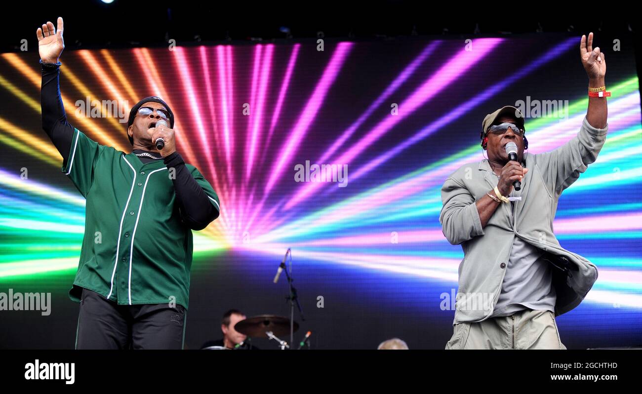 The Real Thing performing at Lets Rock Leeds , Leeds Stock Photo - Alamy