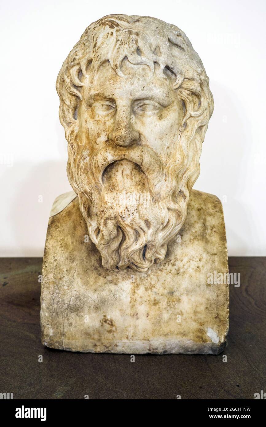 Crates Athenian Old Comic poet 1st century AD copy of a Greek original ...