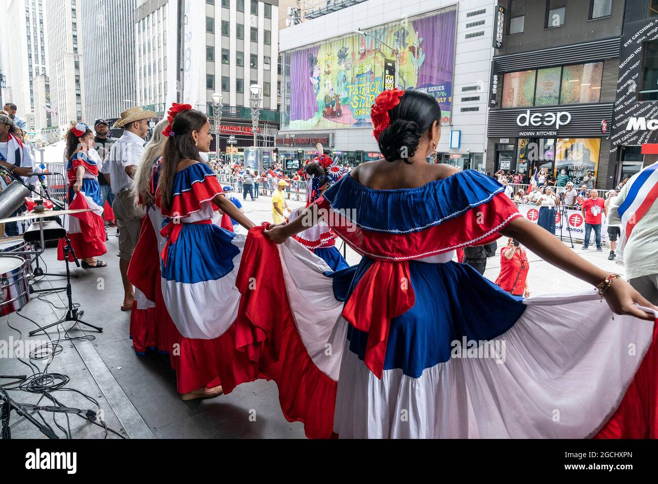 New York, United States. 08th Aug, 2021. Atmosphere during Dominican ...