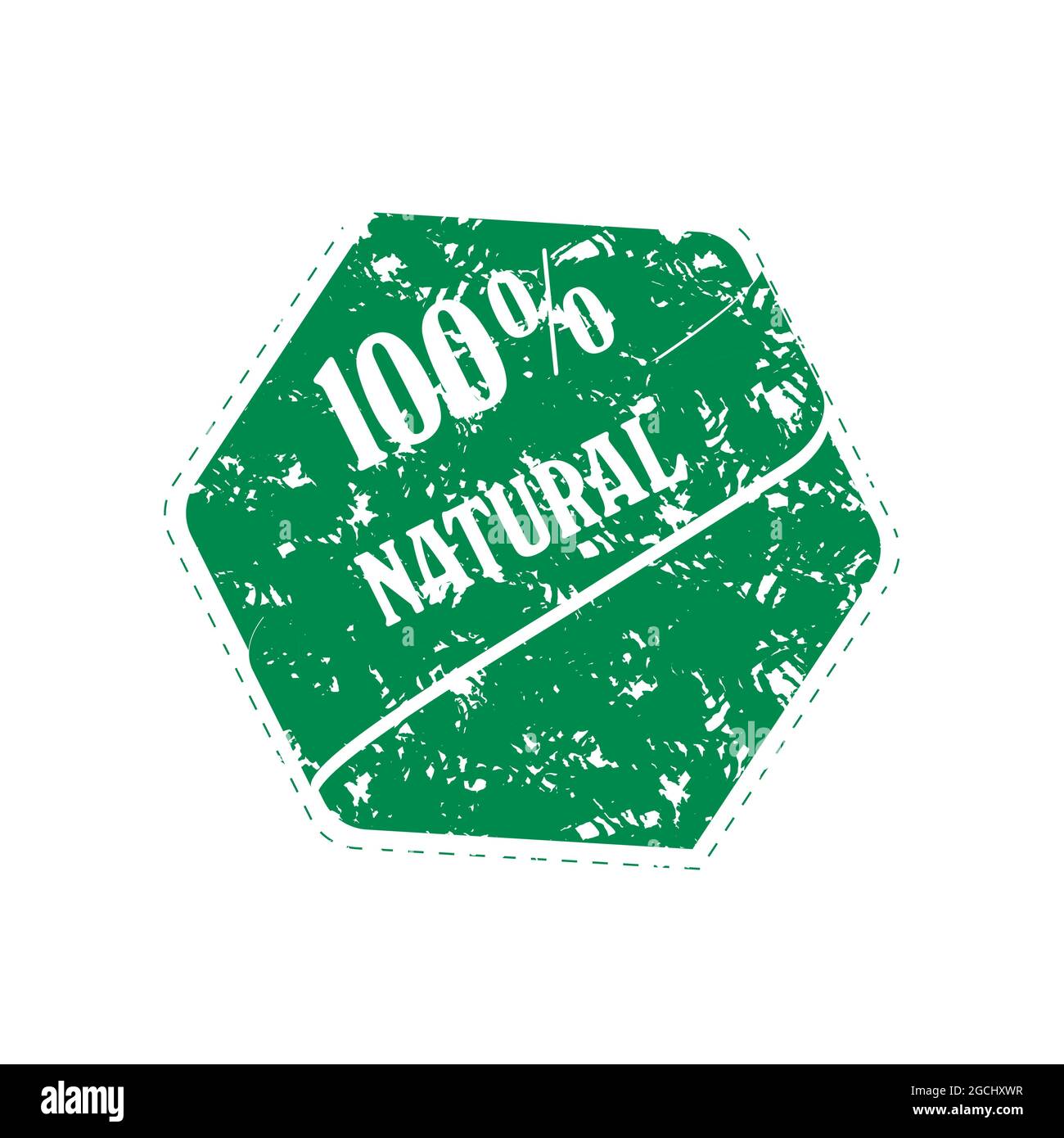 Rubber stamp of natural product, green print vector. Illustration ...