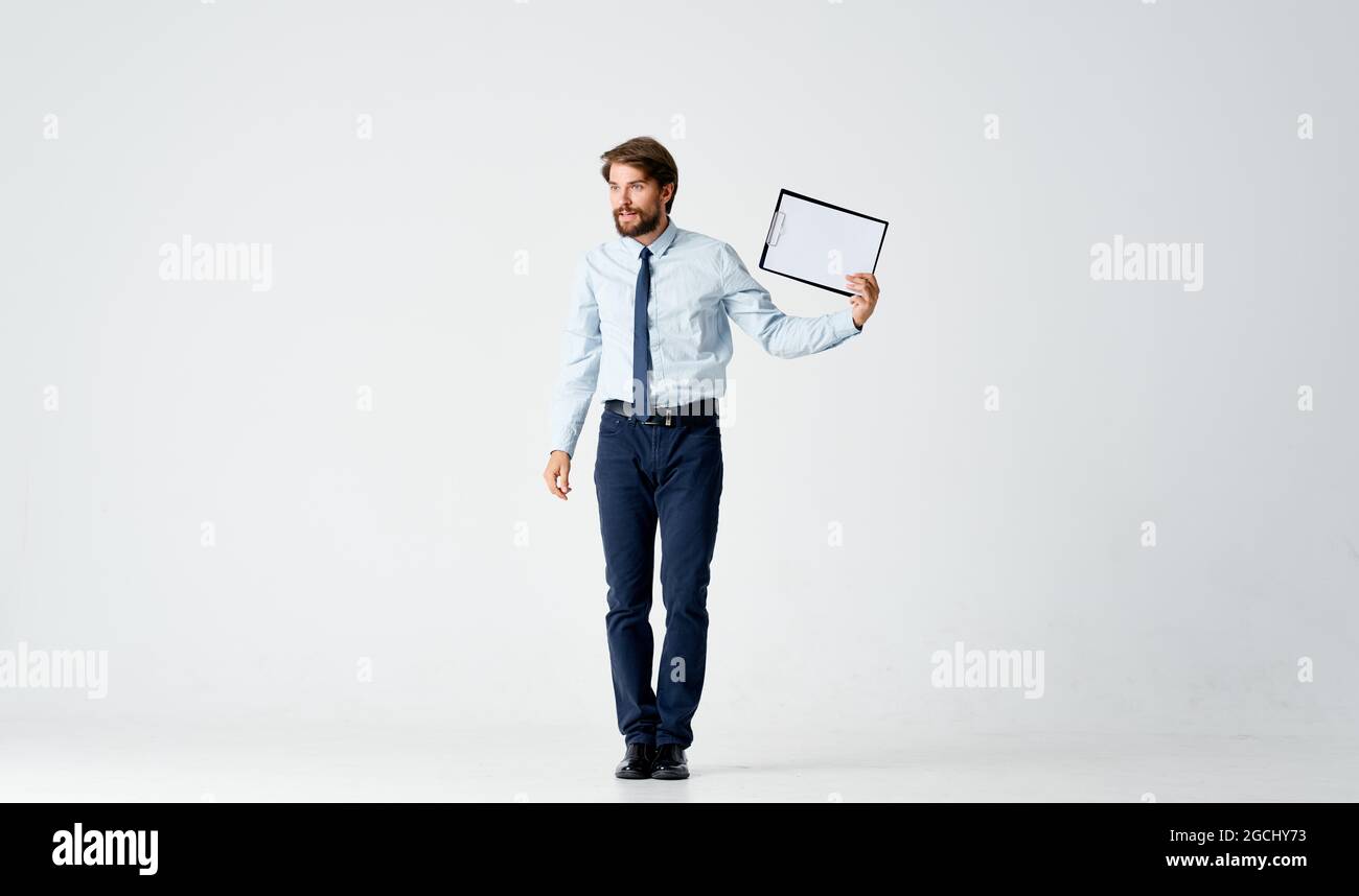 business man office finance manager copy space work Stock Photo - Alamy