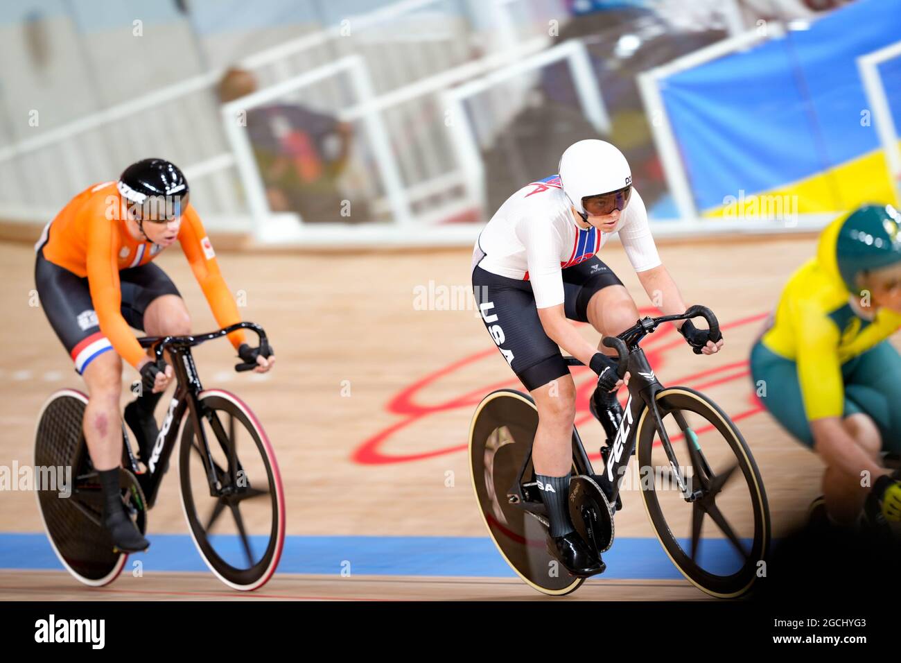 Shizuoka, Japan. 8th Aug, 2021. Jennifer Valente (USA), Kirsten Wild ...