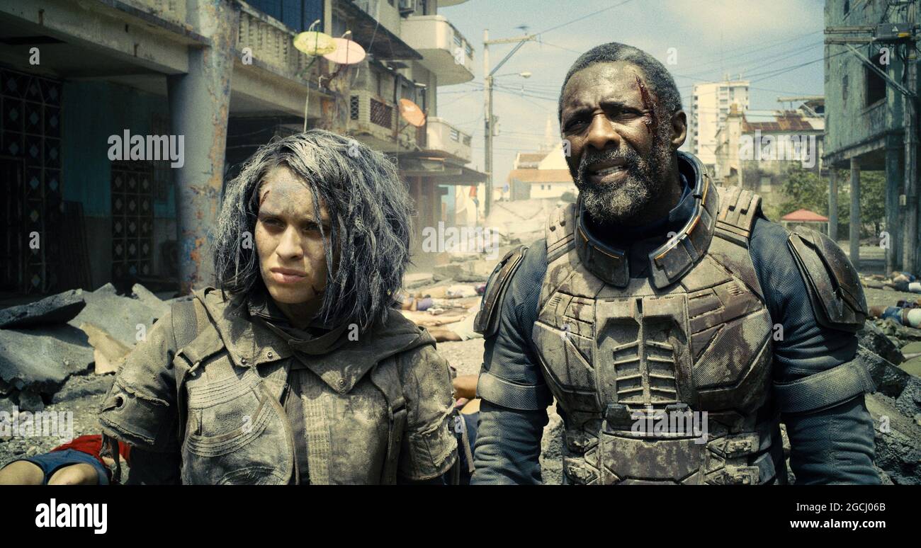 IDRIS ELBA and DANIELA MELCHIOR in THE SUICIDE SQUAD (2021), directed ...