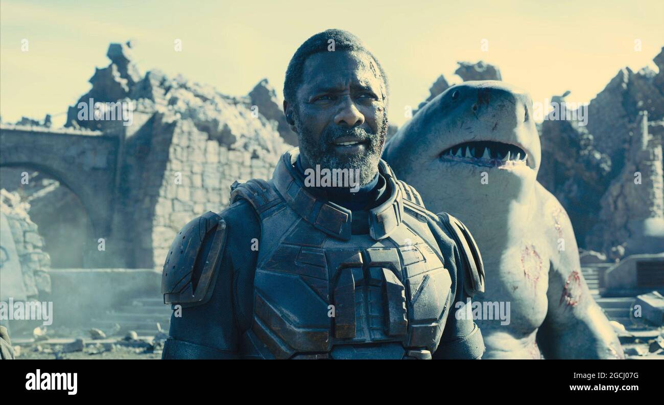 IDRIS ELBA in THE SUICIDE SQUAD (2021), directed by JAMES GUNN. Credit ...