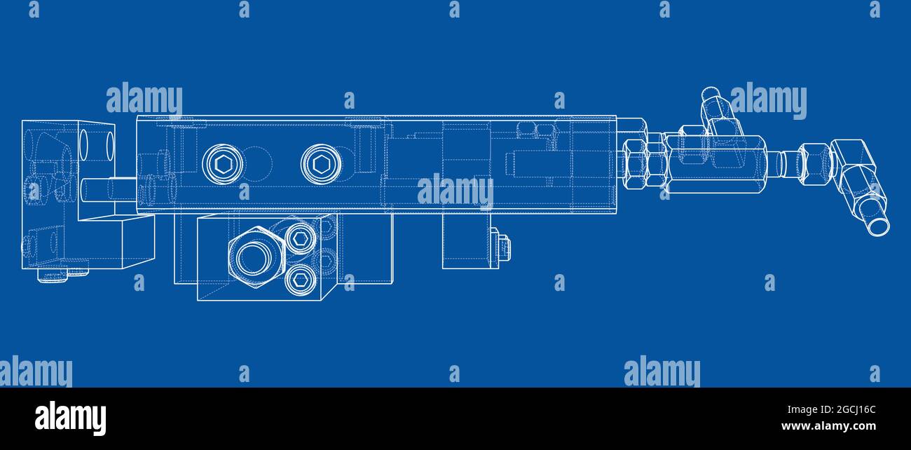 Abstract industry object concept. Vector Stock Vector Image & Art - Alamy