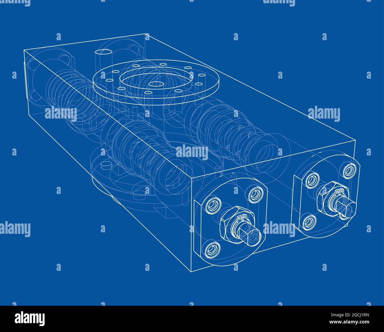 Abstract industry object concept. Vector Stock Vector Image & Art - Alamy