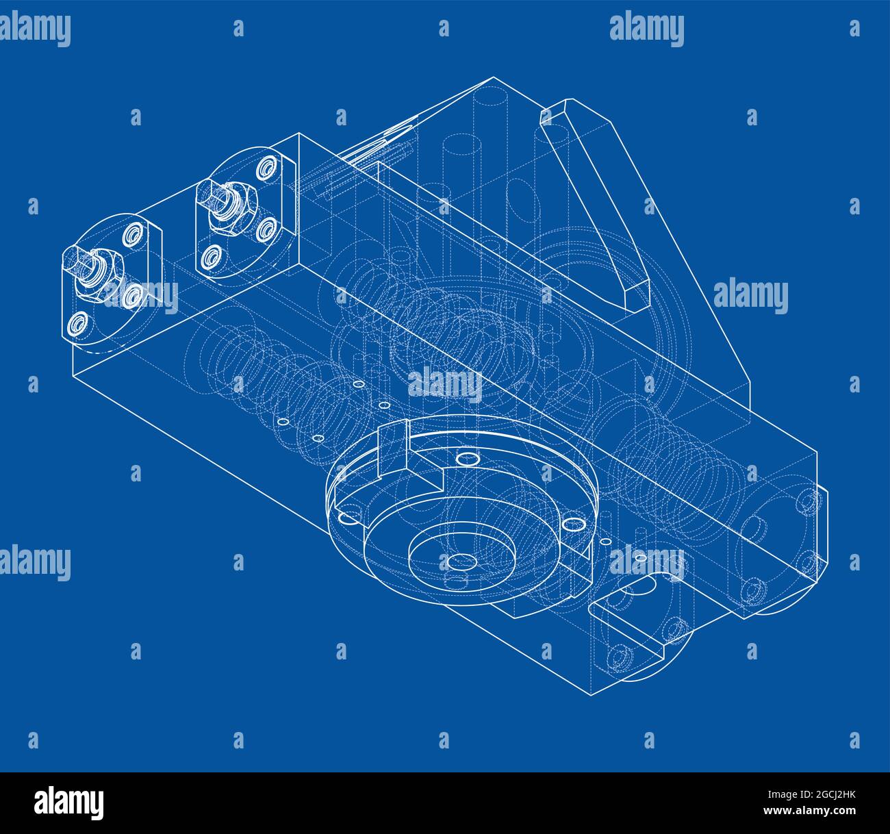 Abstract industry object concept. Vector Stock Vector Image & Art - Alamy