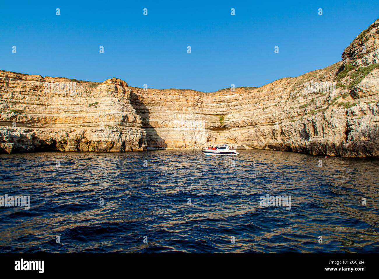 Sevastopol, Crimea, Russia - 28 July 2021: Black Sea red rocks ...