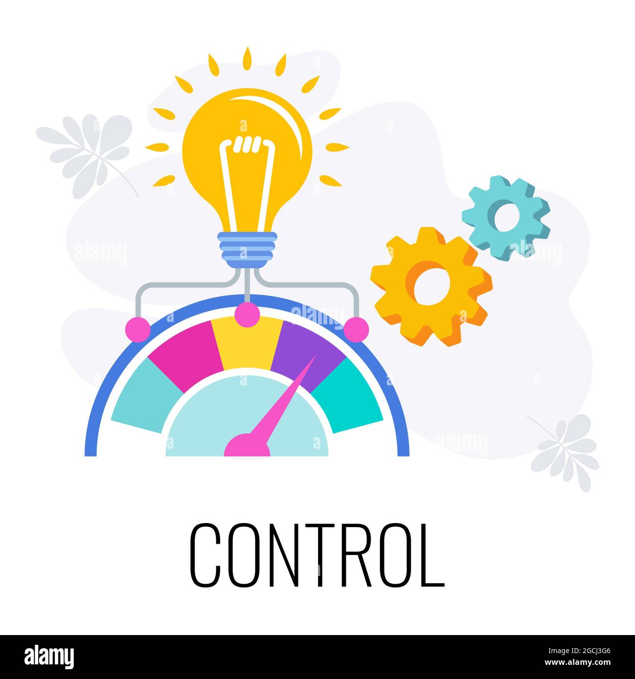 Control icon. Managing a company for market success Stock Vector Image ...