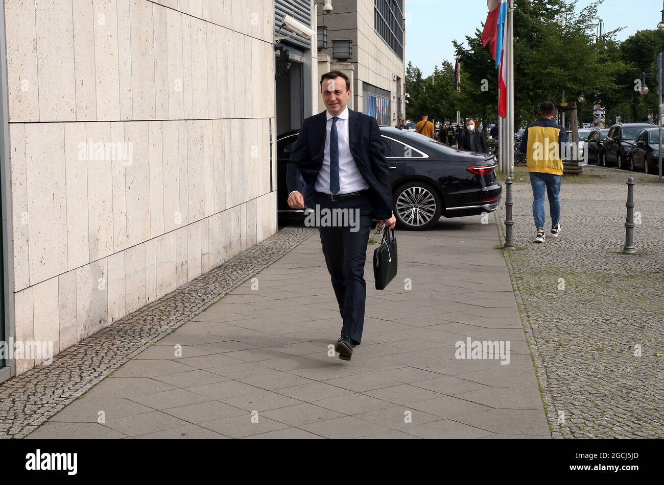 Berlin, Germany. 09th Aug, 2021. Paul Ziemiak, CDU Secretary General ...