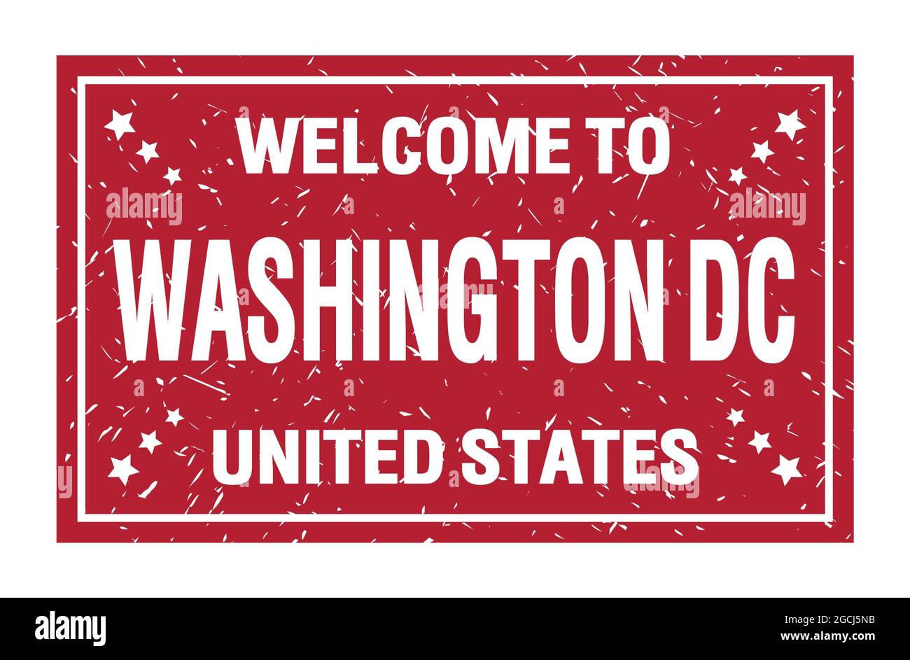 WELCOME TO WASHINGTON DC - UNITED STATES, words written on red ...