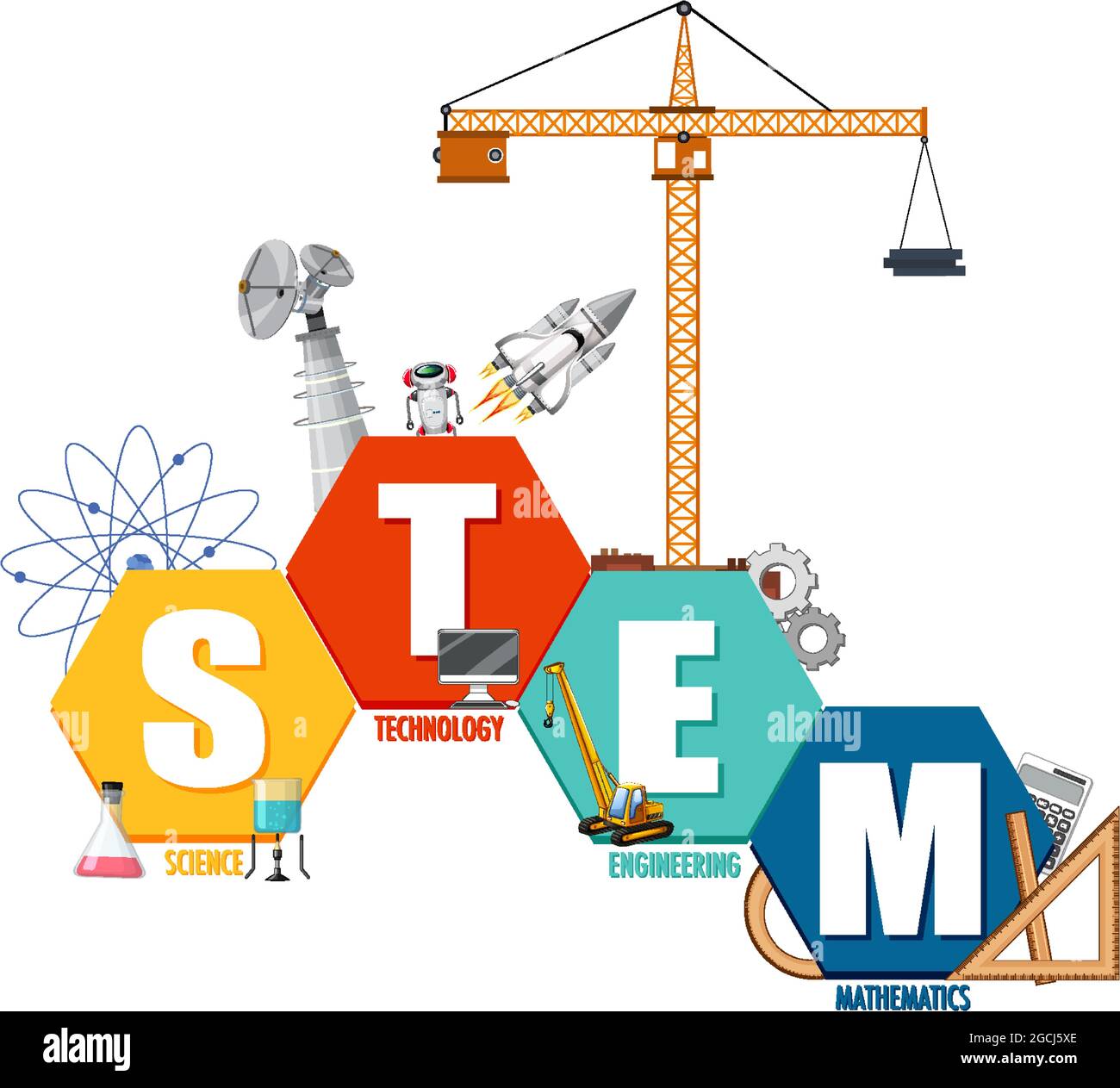 Scientist with blank banner Stock Vector Images - Alamy