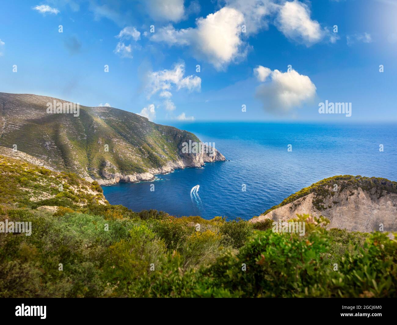 View beautiful hills from boat hi-res stock photography and images - Alamy