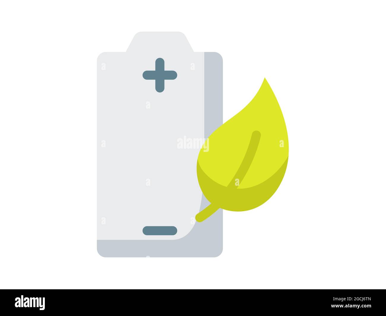 eco battery friendly energy saving single isolated icon with flat style ...