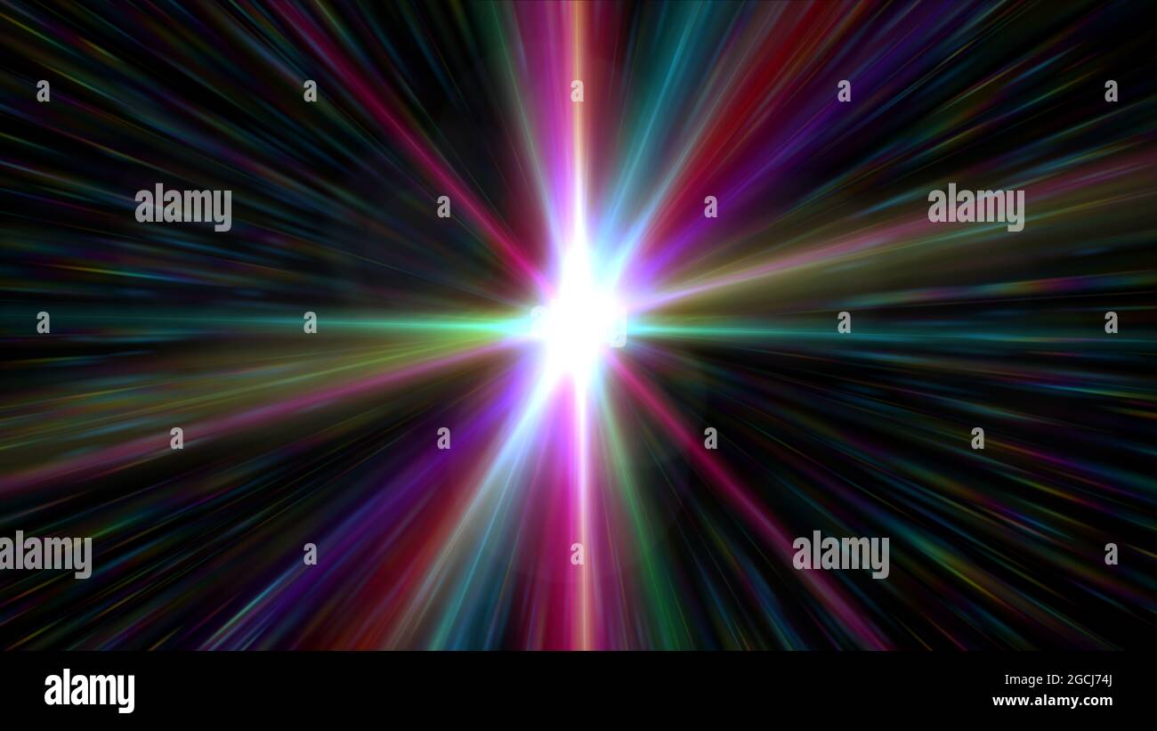 light effect abstract star burst flash laser beam illustration Stock ...