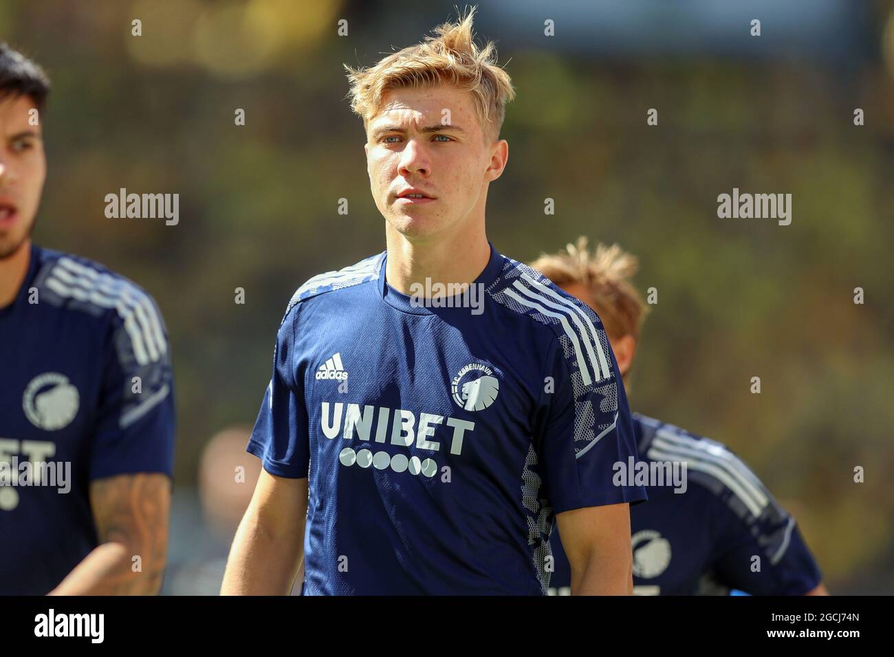 Copenhagen, Denmark. 08th Aug, 2021. Rasmus Hojlund of FC Copenhagen ...