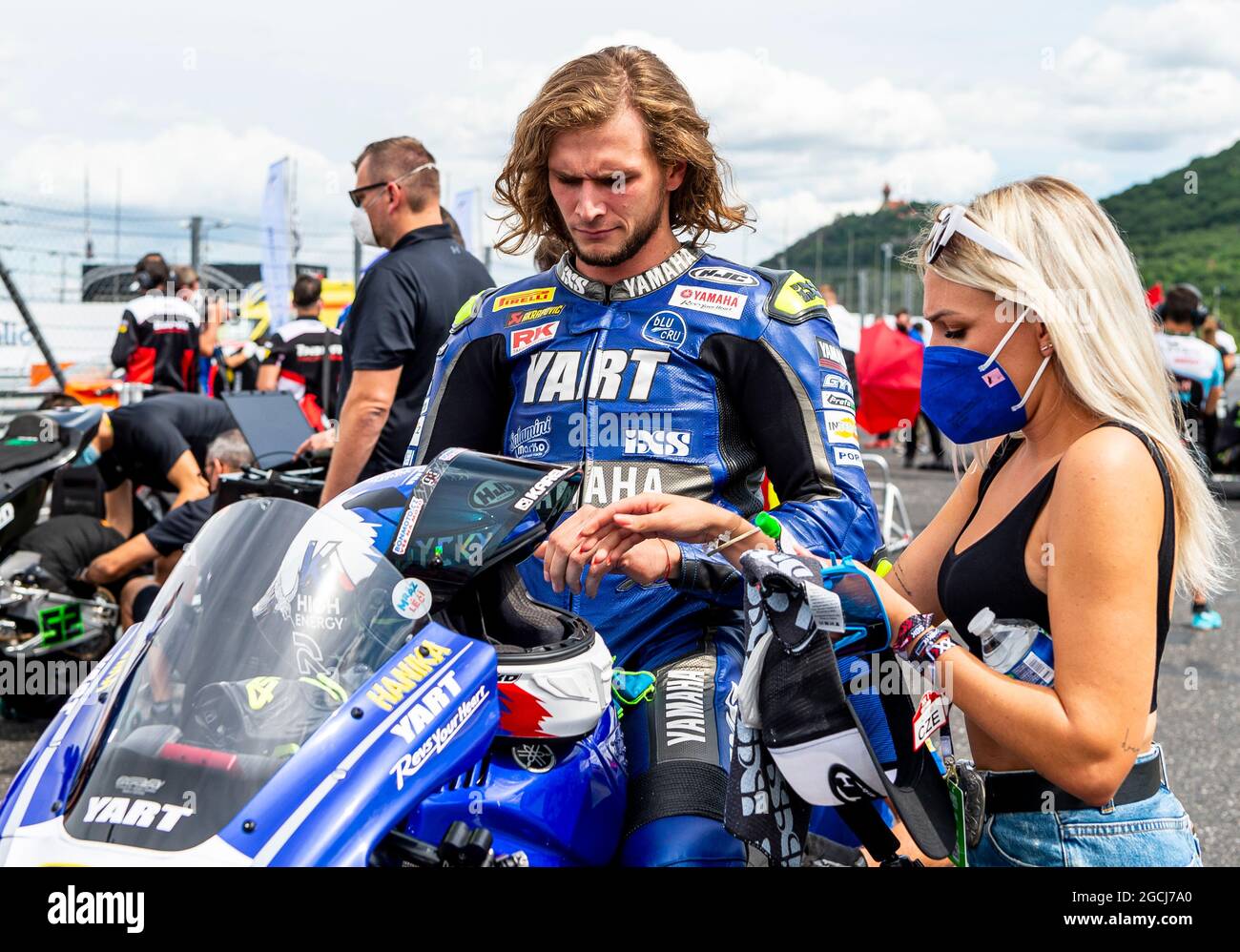 Most, Czech Republic. 07th Aug, 2021. Karel Hanika (Czech) is seen on ...