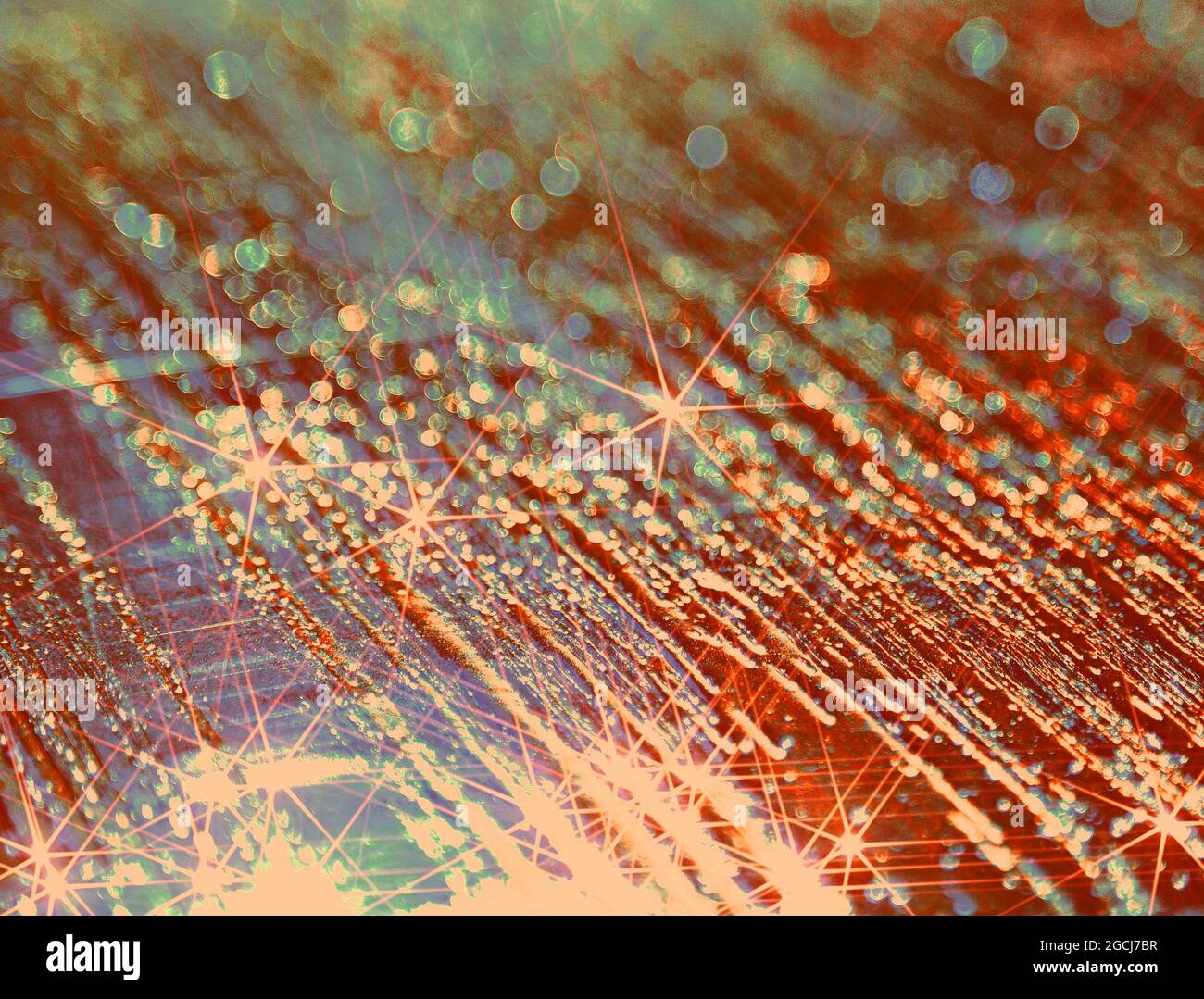 abstract red background with light of water Stock Photo - Alamy