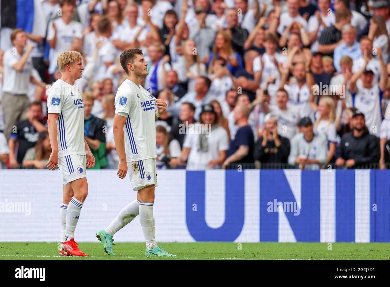 Copenhagen, Denmark. 08th Aug, 2021. Jonas Wind (23) of FC Copenhagen ...