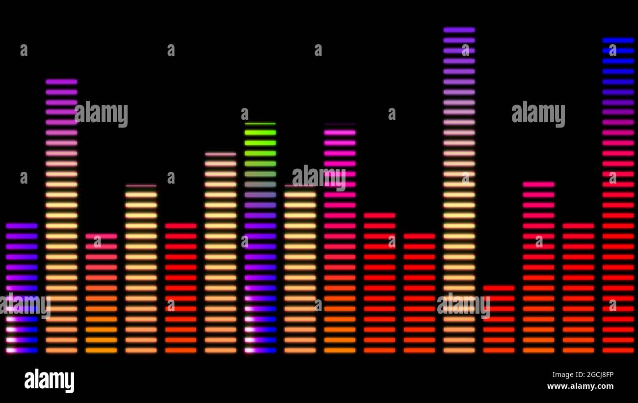 Digital equalizer bar graph, Sound Equalizer Abstract Background ...