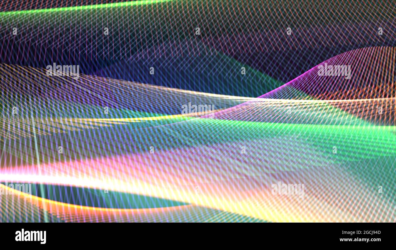 Perspectives Of Fractal Realms abstract background illustration Stock ...