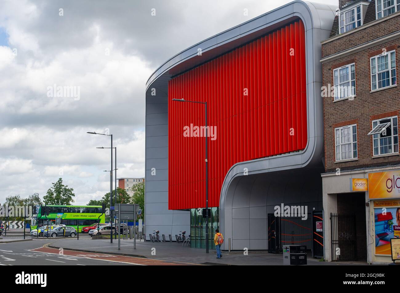 Slough, Berkshire, UK. 6th August, 2021. The ever changing face of ...