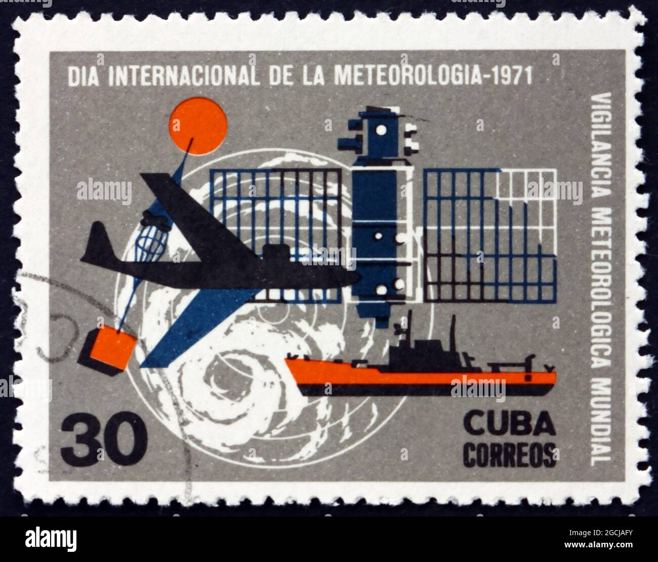 CUBA - CIRCA 1971: a stamp printed in Cuba dedicated to world ...