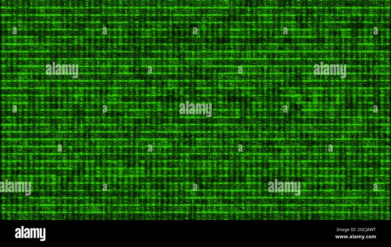 Abstract background, digital data matrix, illustration render Stock ...