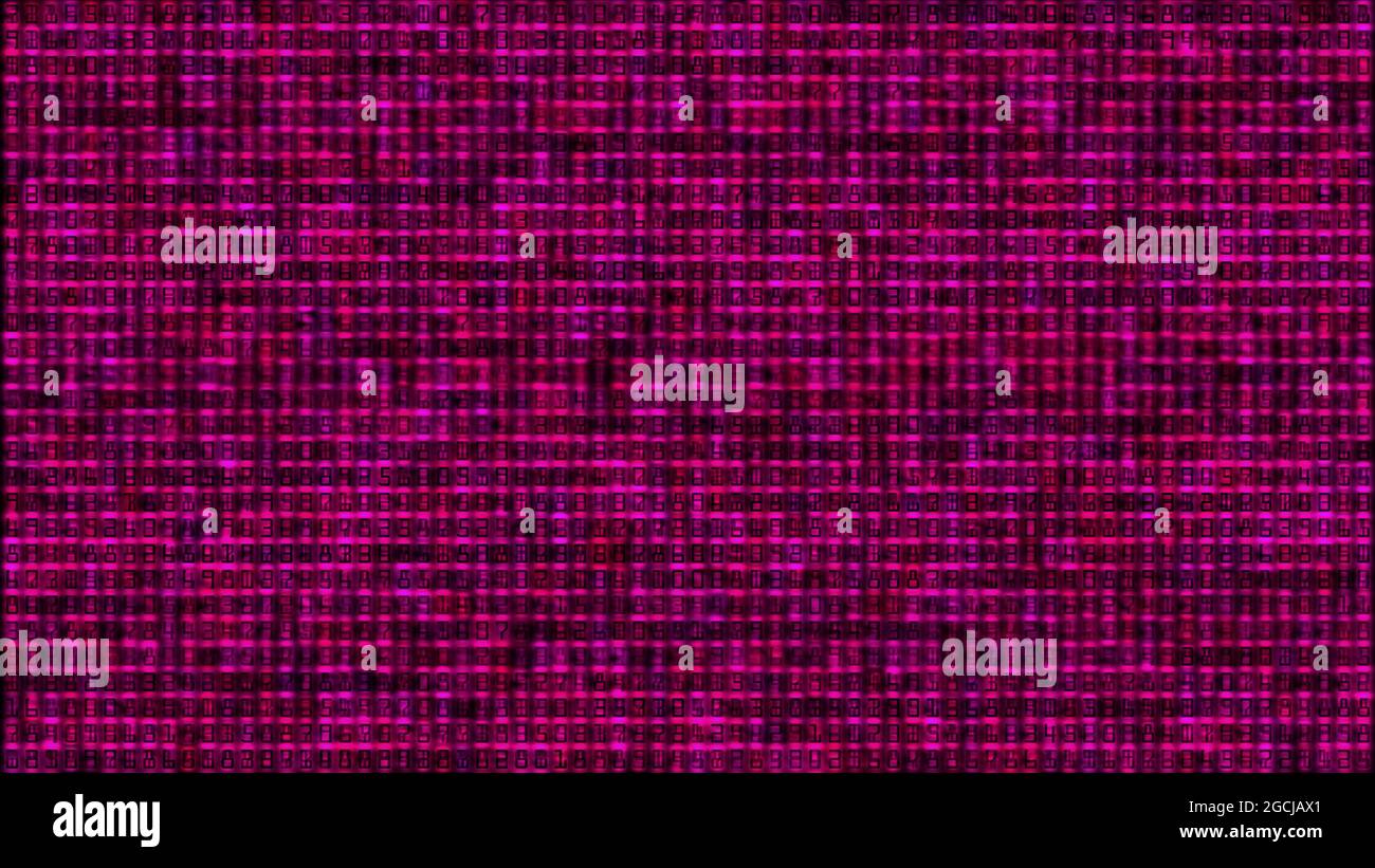 Abstract background, digital data matrix, illustration render Stock ...