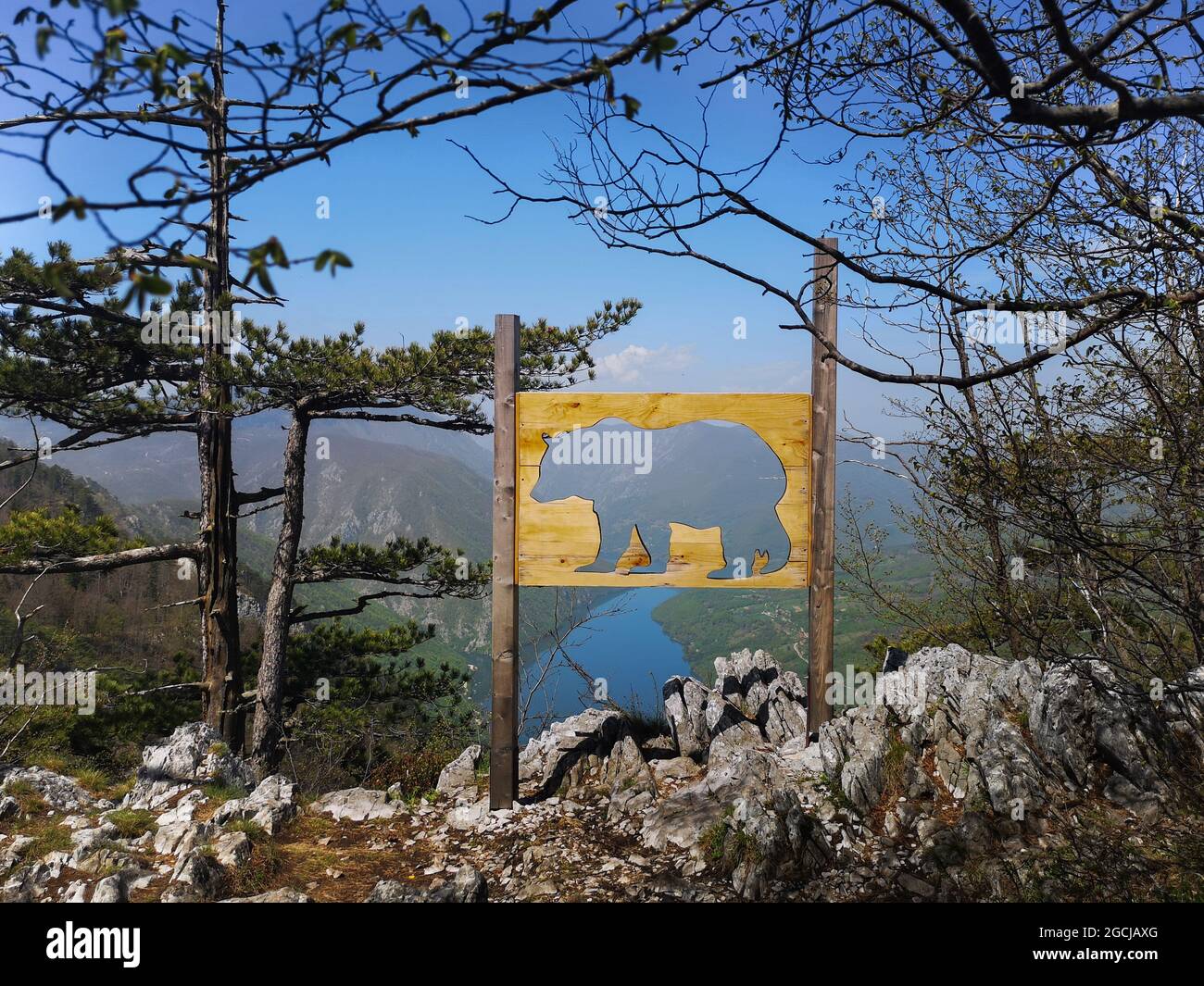 Viewpoint Banjska Stena in Tara National Park Stock Photo - Alamy