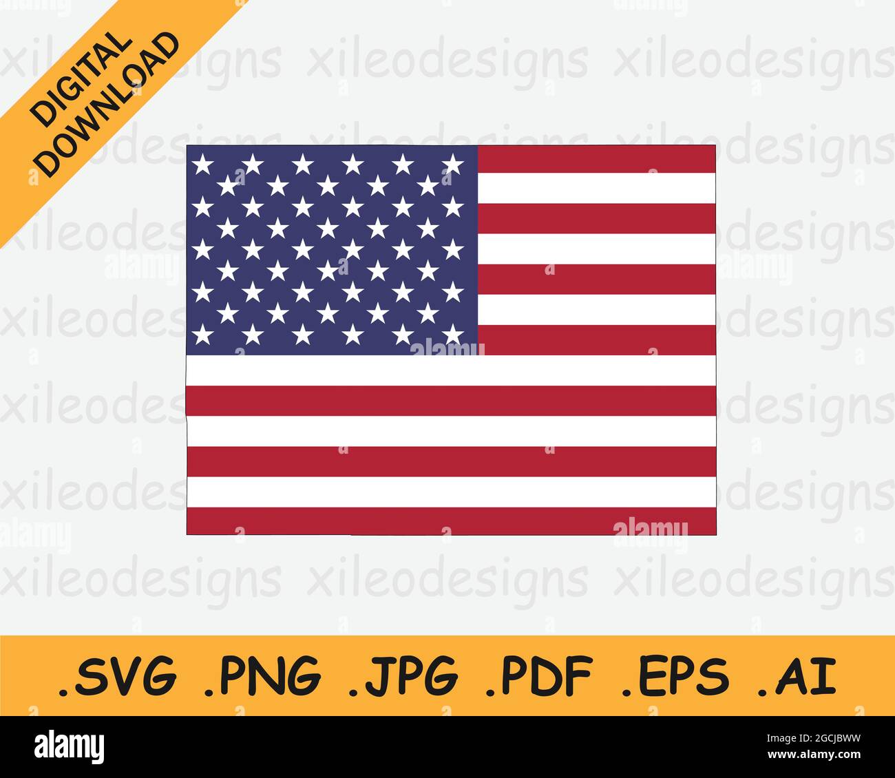 Colorado Map on American Flag. CO, USA State Map on US Flag. EPS Vector ...