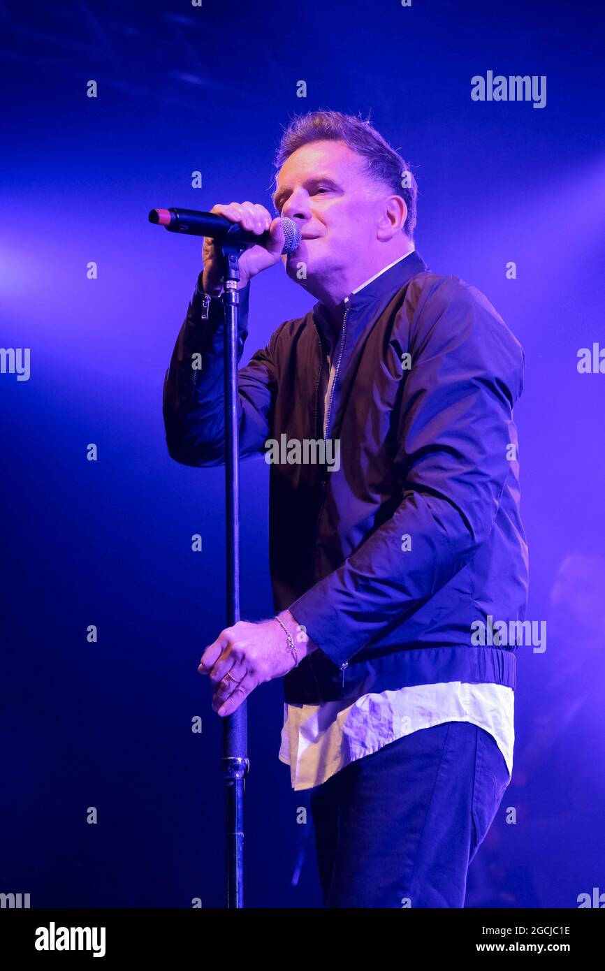Ricky Ross of Deacon Blue performing at the Wickham Festival, Hampshire ...
