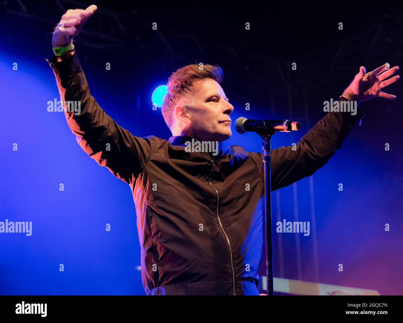 Ricky Ross of Deacon Blue performing at the Wickham Festival, Hampshire ...