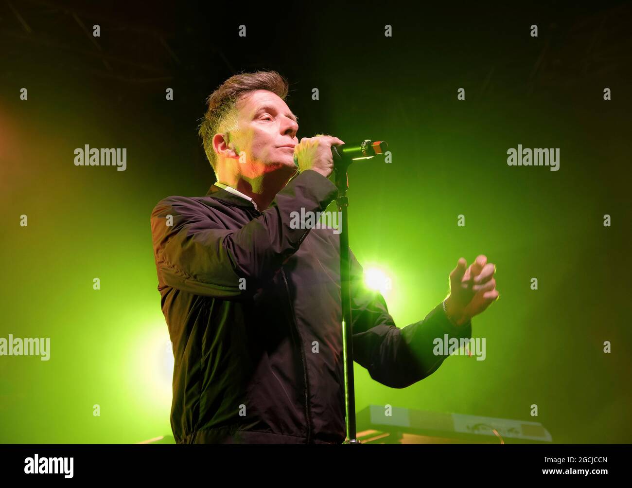 Ricky Ross of Deacon Blue performing at the Wickham Festival, Hampshire ...