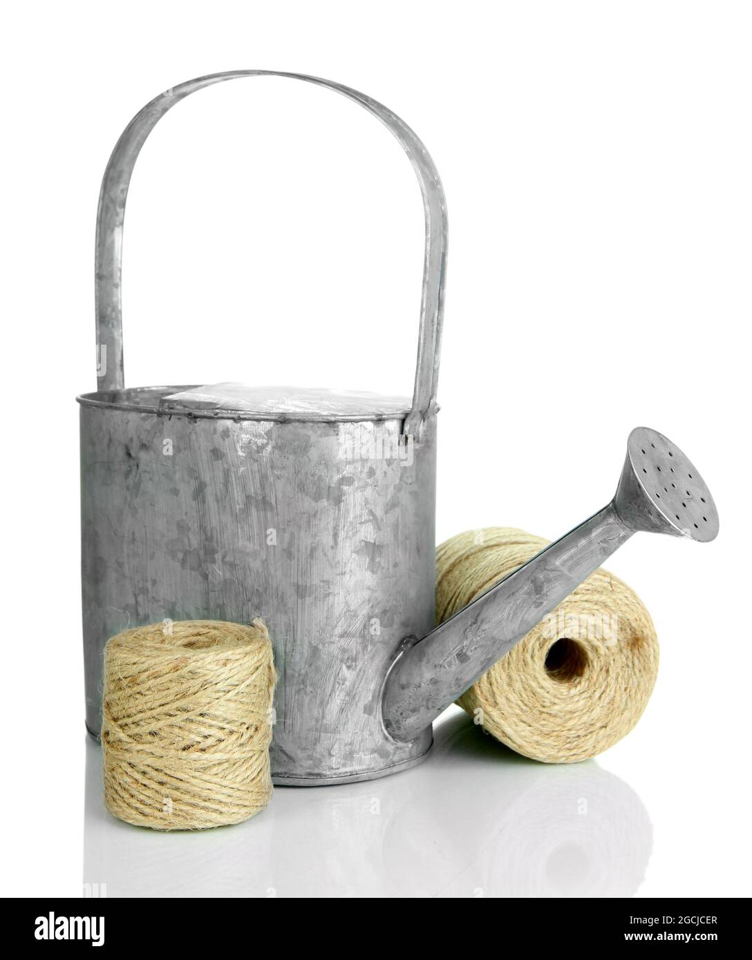 Watering can isolated on white Stock Photo - Alamy
