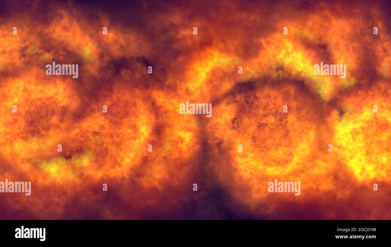 fire flame explosion in space, abstract illustration Stock Photo - Alamy