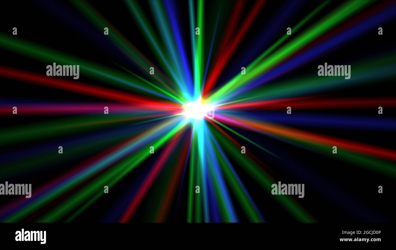 light effect abstract star burst flash laser beam ray illustration ...
