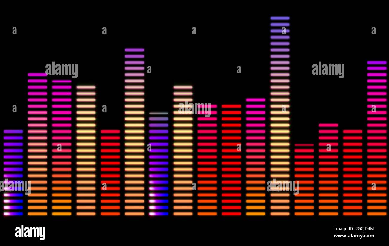 Digital equalizer bar graph, Sound Equalizer Abstract Background ...