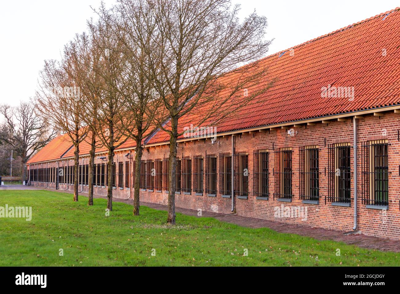 Prison Museum buildingin in Veenhuizen in The Netherlands Stock Photo ...