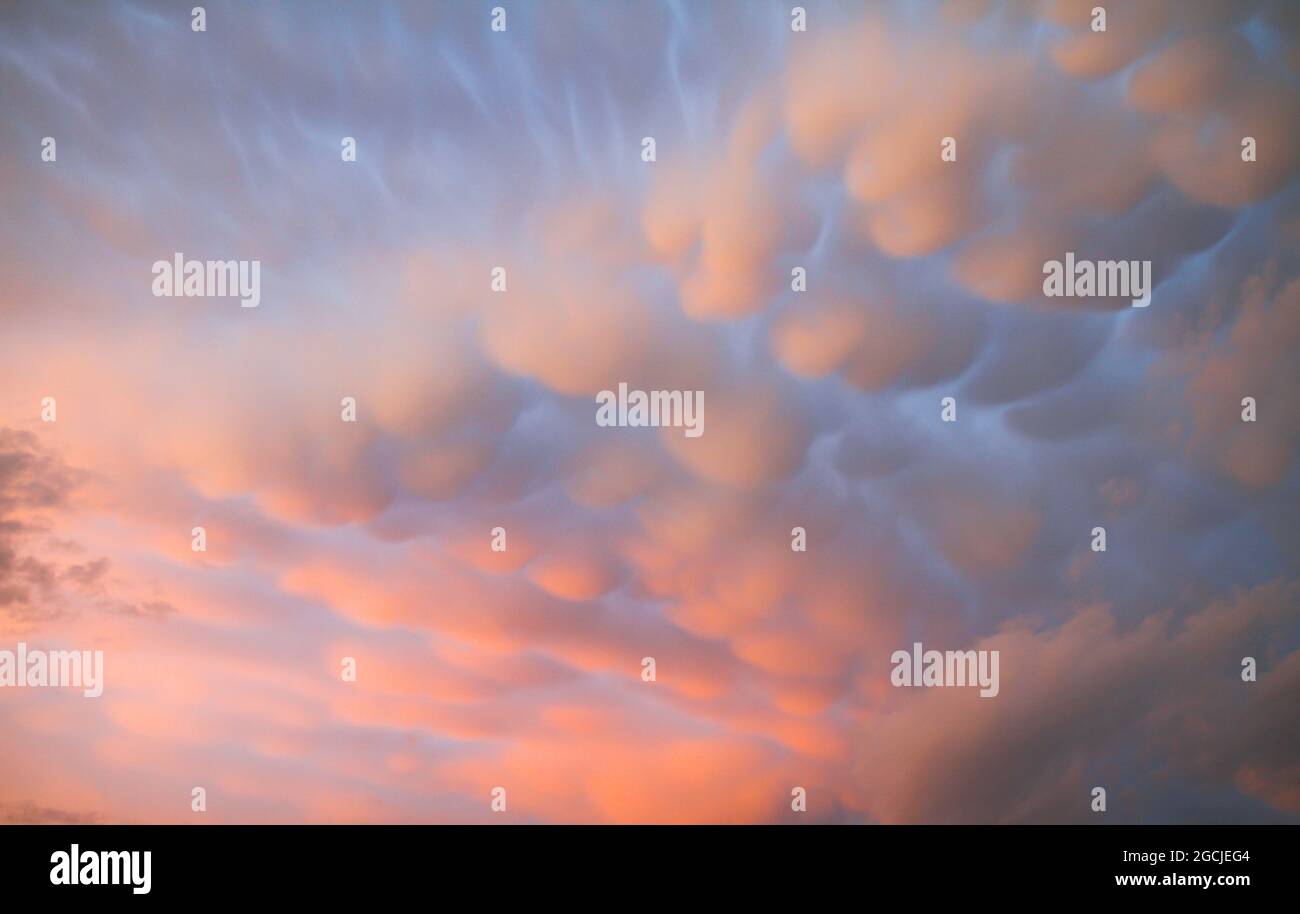 natural sunset clouds sky background, color panorama Stock Photo - Alamy