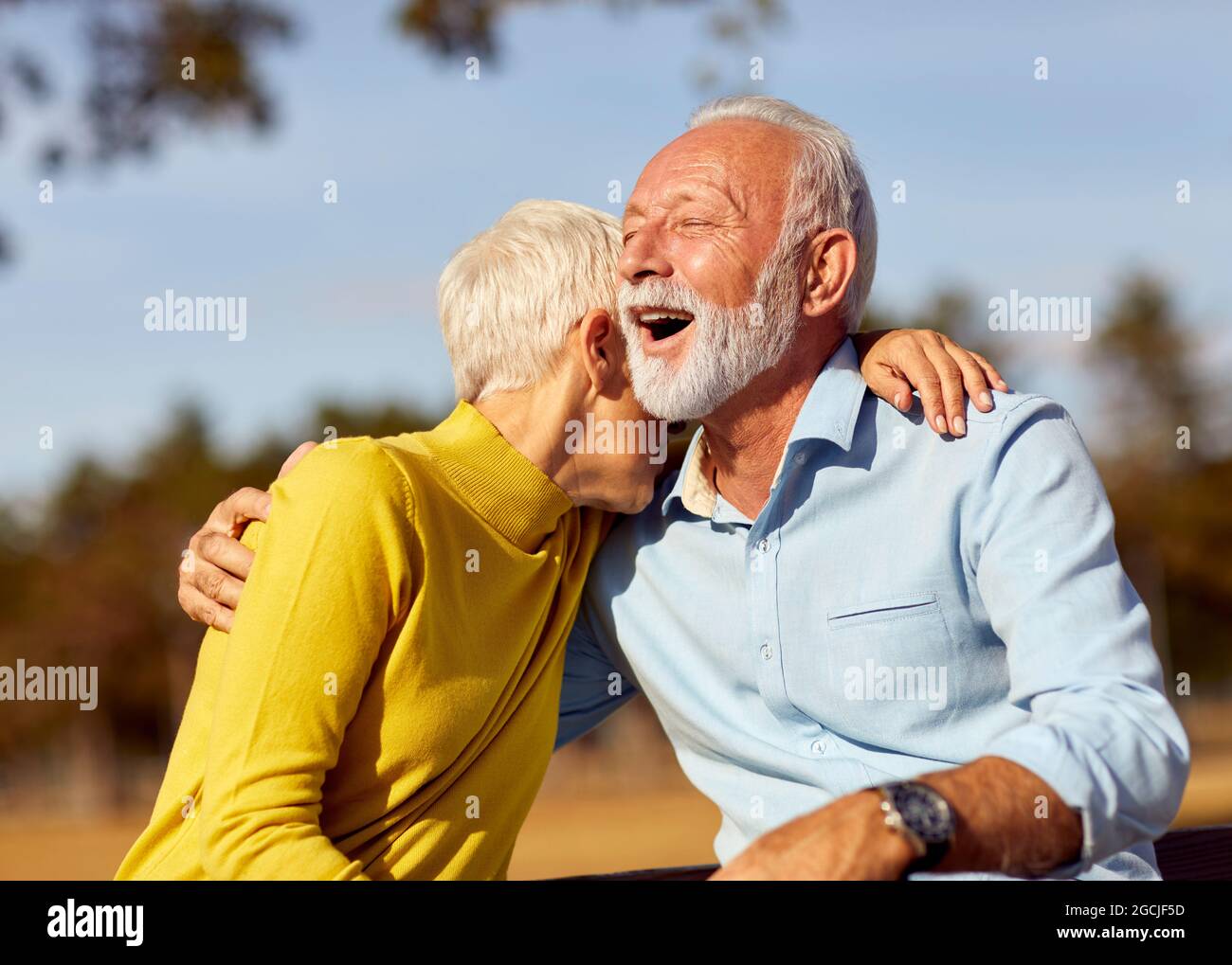 senior couple happy elderly love together retirement lifestyle smiling ...