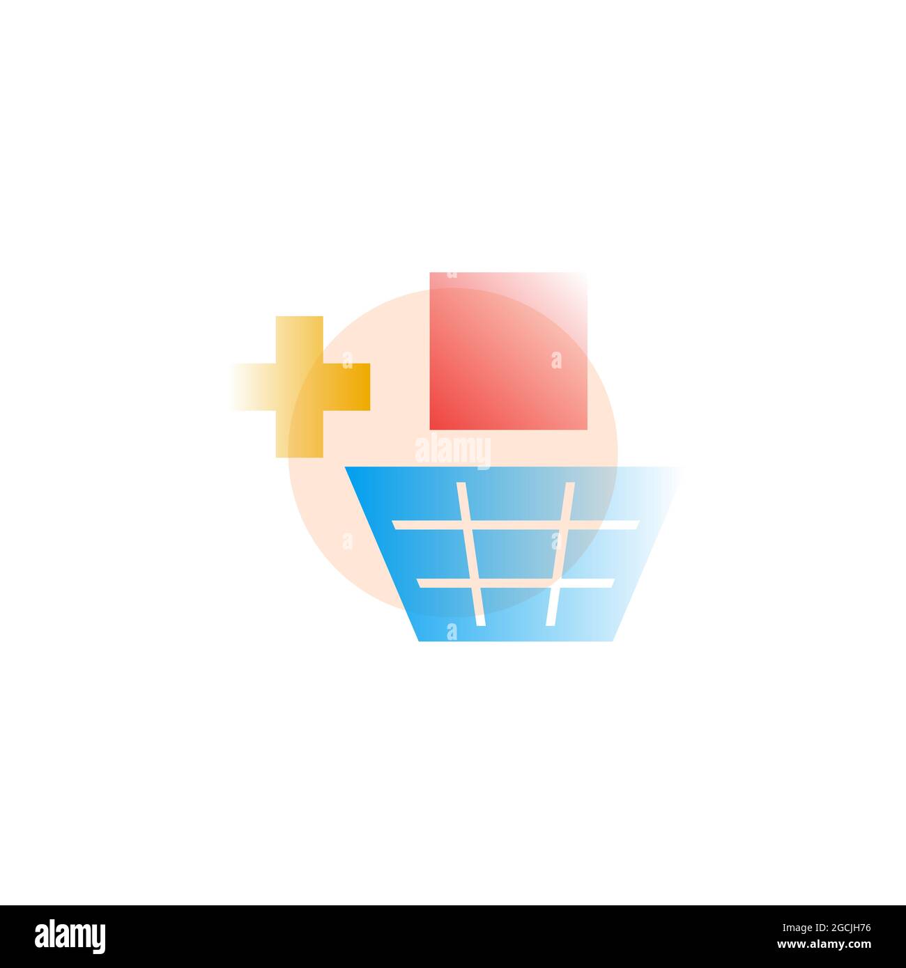 Basket detailed style icon Stock Vector Images - Alamy