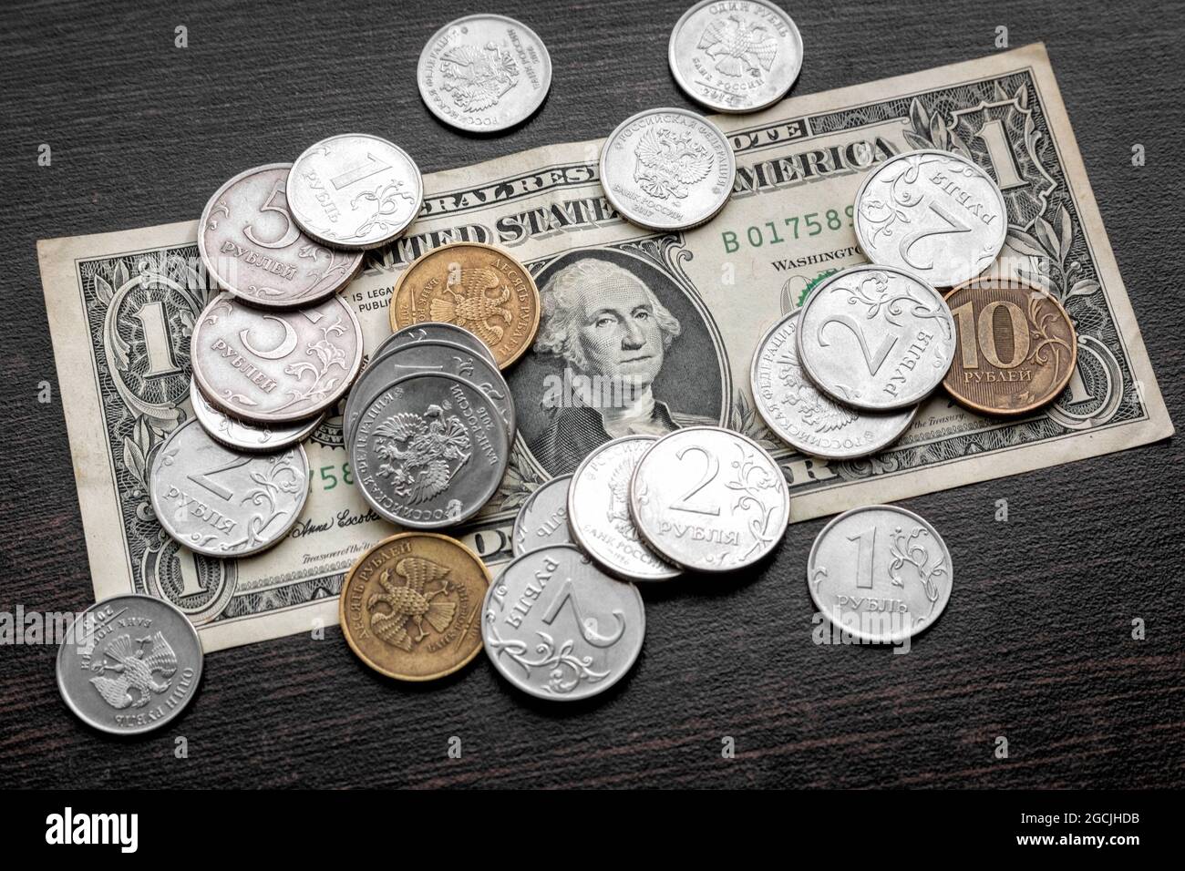 Counting russian rubles hi-res stock photography and images - Alamy