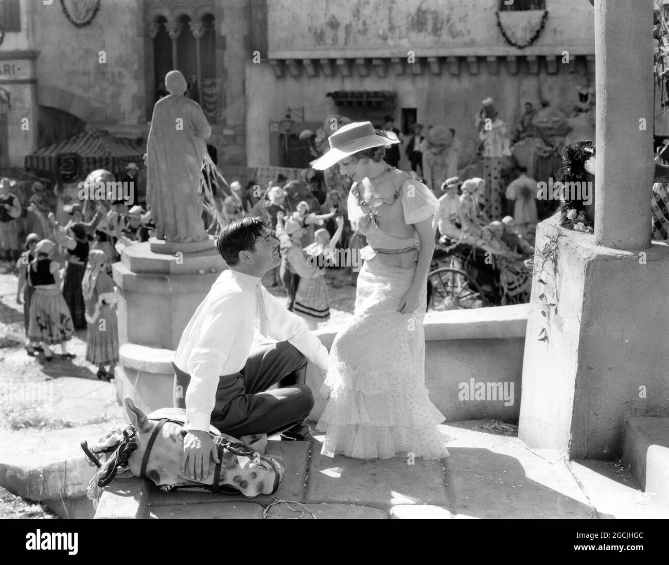 CLARK GABLE and HELEN HAYES in Carnival scene in THE WHITE SISTER 1933 ...